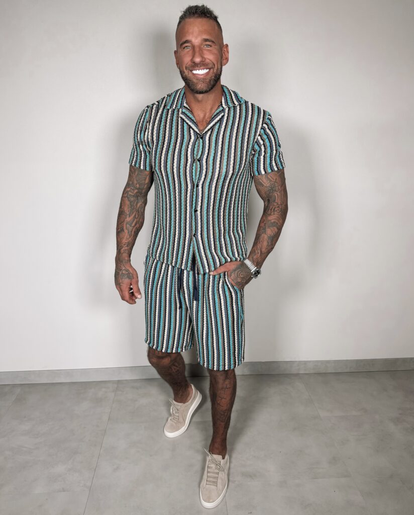 CROCHET MYKONOS SET - blue - Manilo