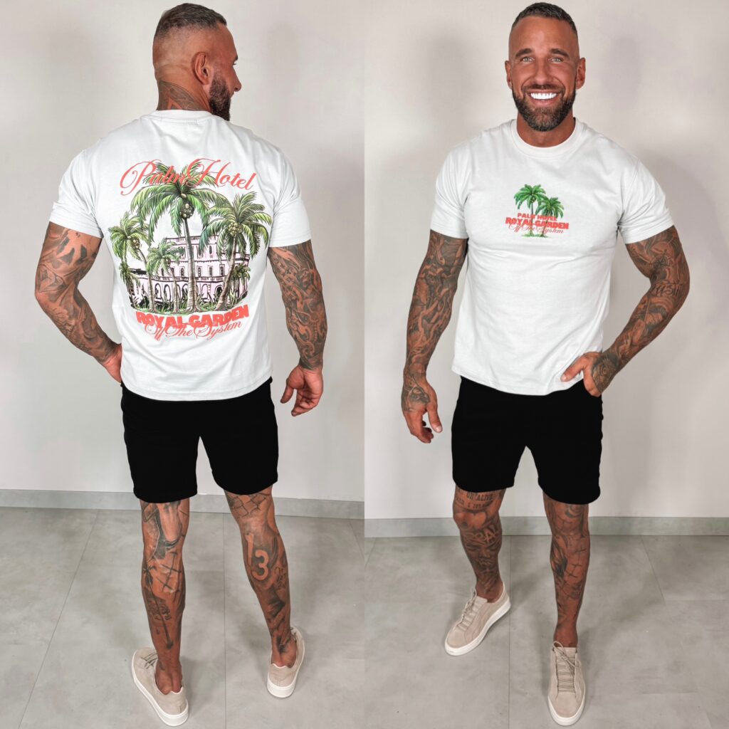 ROYAL GARDEN TEE - grey - Manilo