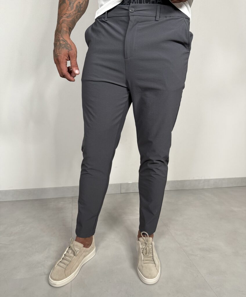 Super Stretch Tech Pantalon - Dark Grey - Manilo