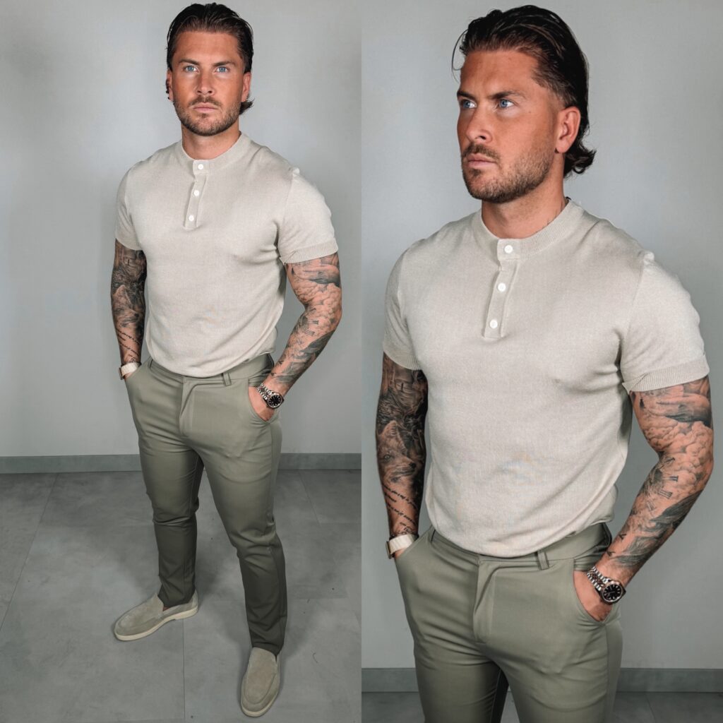 Button Shirt - Beige - Manilo