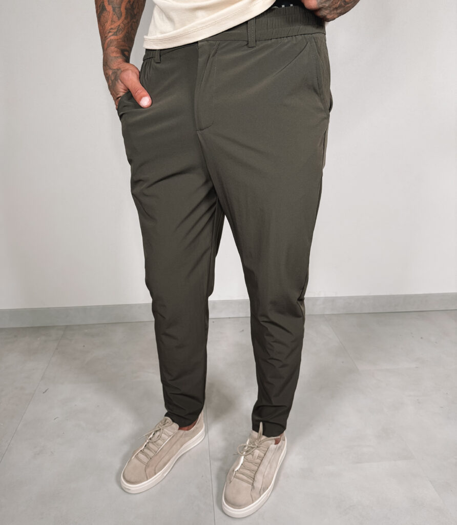 Glans Pantalon - Khaki - Manilo