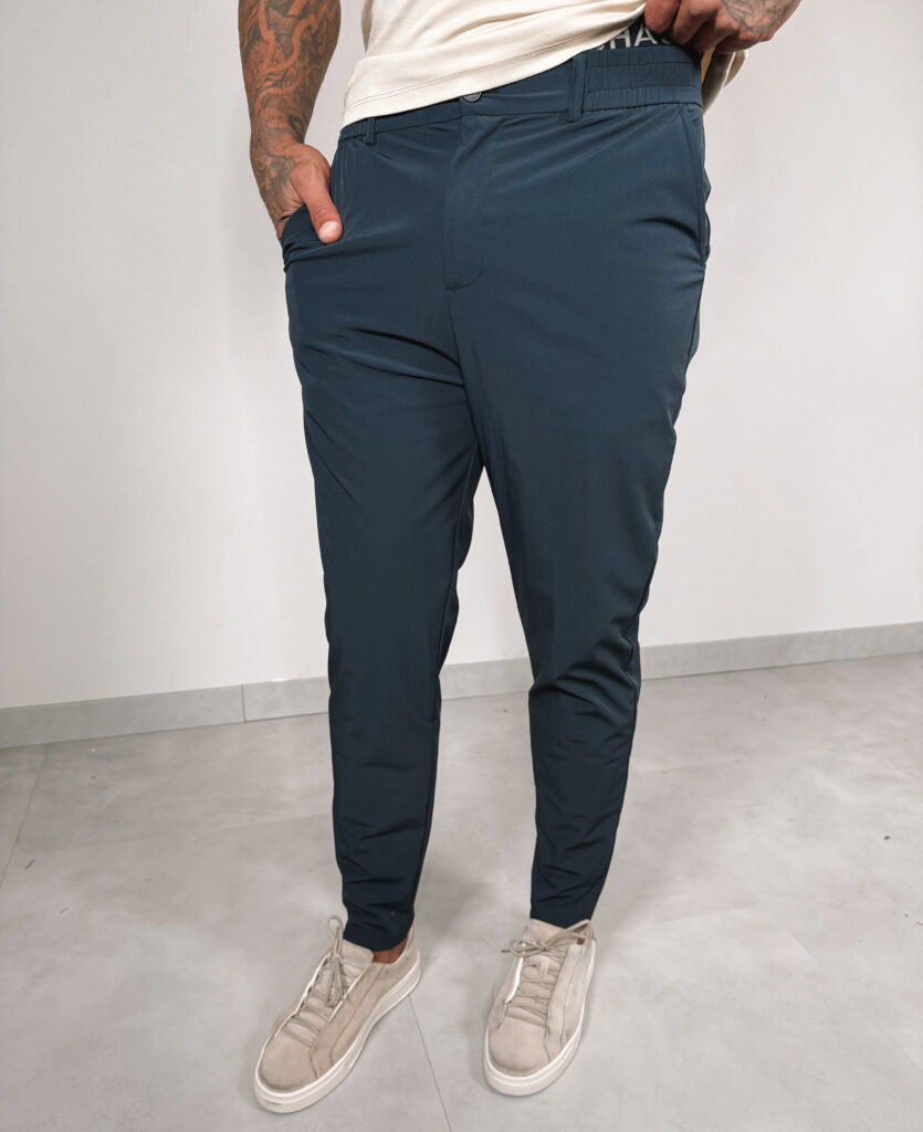 Glans Pantalon - Navy - Manilo