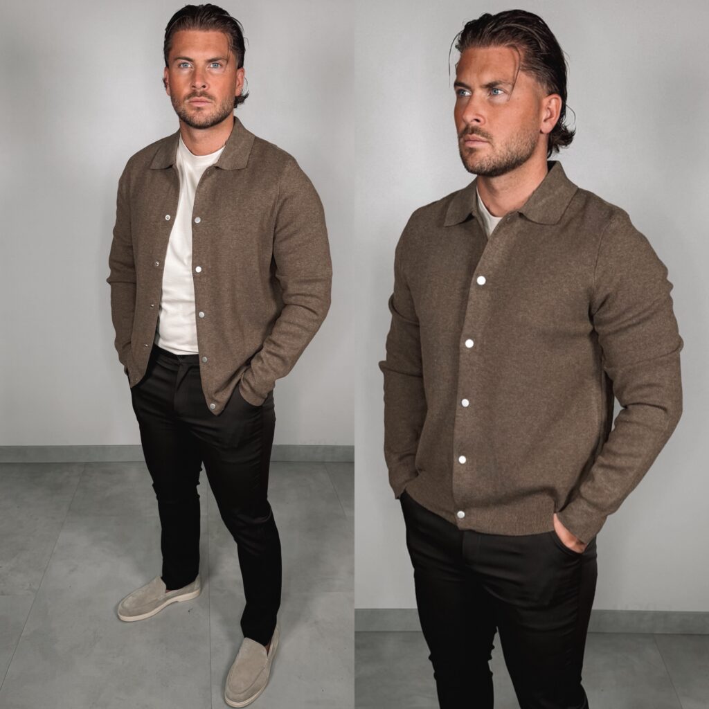 Button Vest - Brown - Manilo