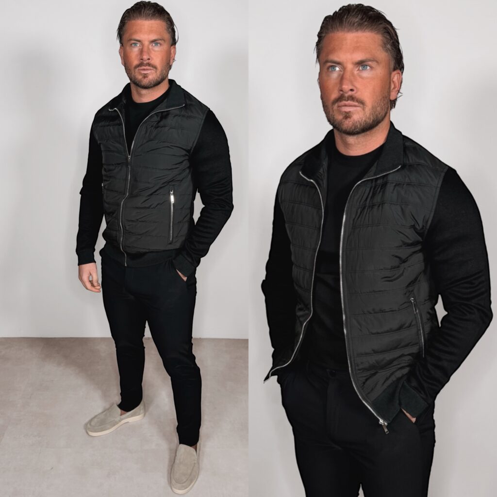 Padded Vest - Black - Manilo